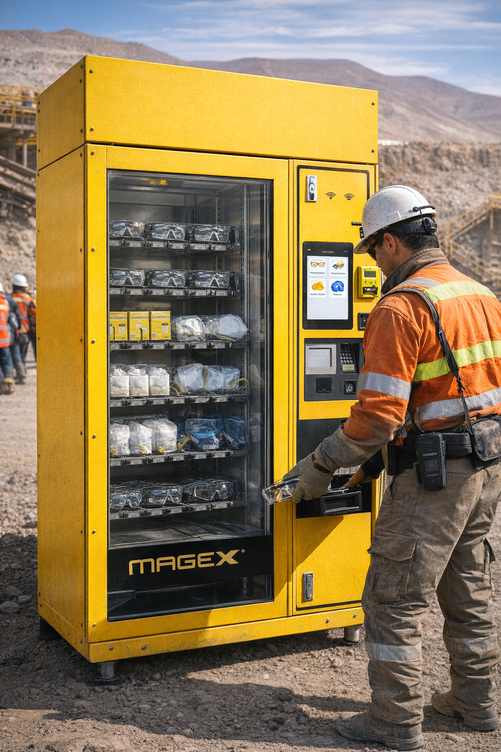 Máquinas expendedoras para EPP e Insumos Industriales - Magex